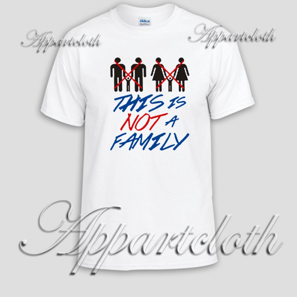THIS IS NOT A FAMILY Unisex Tshirt
