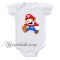 Super Mario Funny Baby Onesie, Funny Baby Bodysuit