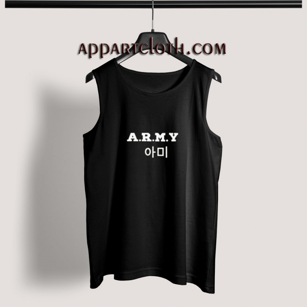 ARMY KPop Adult tank top - appartcloth.com