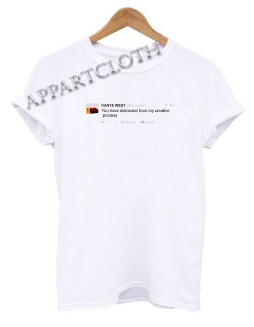 Kanye West Tweet Funny Shirts Size XS,S,M,L,XL,2XL - appartcloth