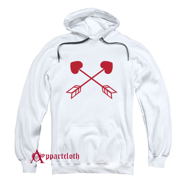 Embroidery Cupidon Arrows Hoodie Unisex For Sale - Appartcloth.com