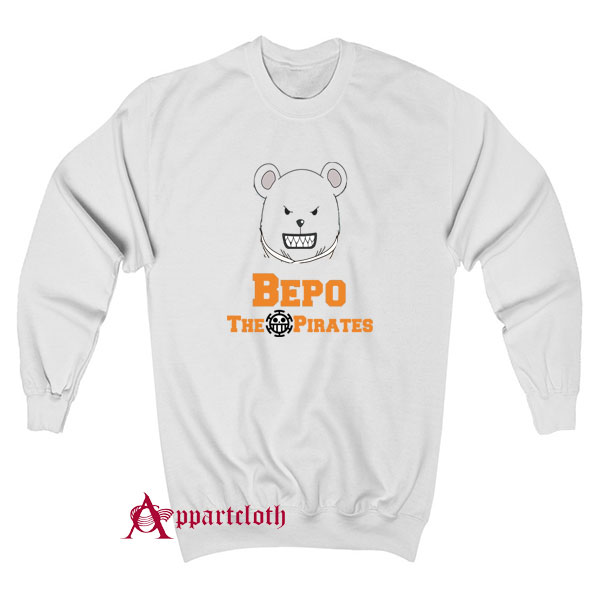 Bepo The Heart Pirates One Piece Sweatshirt Unisex - Appartcloth.com