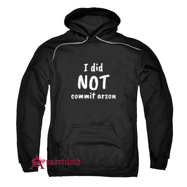 Get It Now I Did Not Commit Arson Hoodie Unisex - Appartcloth.com