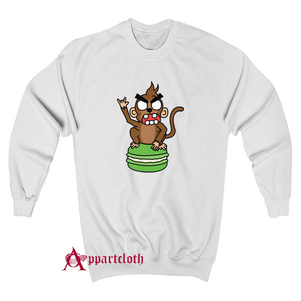 Angry Zombie Monkey Sweatshirt Unisex - Appartcloth.com