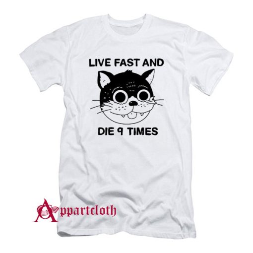 Live Fast And Die 9 Times Ringer T-Shirt Unisex - Appartcloth.com