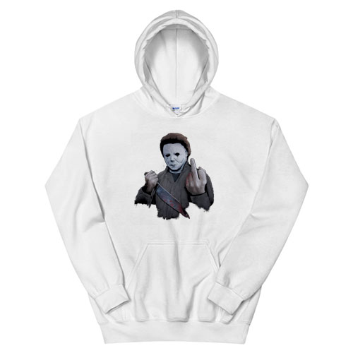 Michael Myers Halloween Middle Finger Horror Movie Hoodie